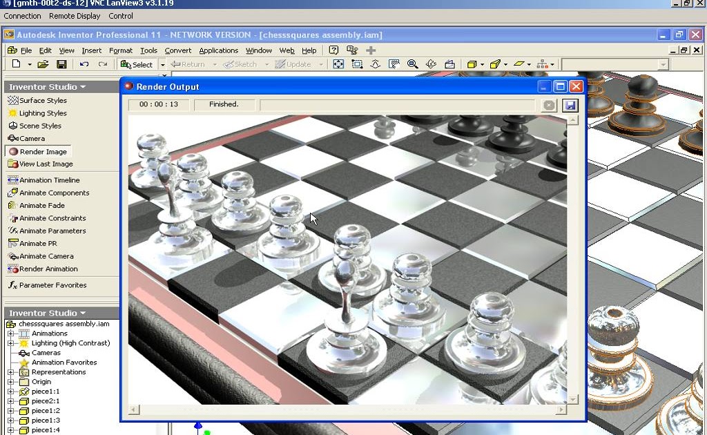 Design and Technology Teaching: Inventor Renders - AdvHGC Chess pieces