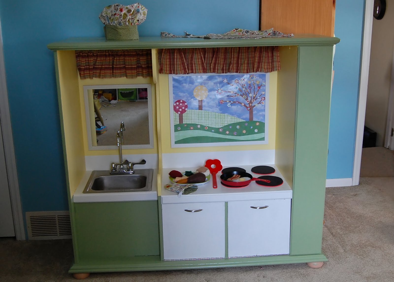 The Busy Bug Life: Bug's Repurposed Play Kitchen