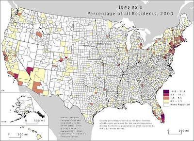 Michael Patrick Leahy: Distribution of the Jewish Population in the ...