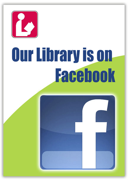 Poster on "Our Library is on Facebook " | Bhushans Page