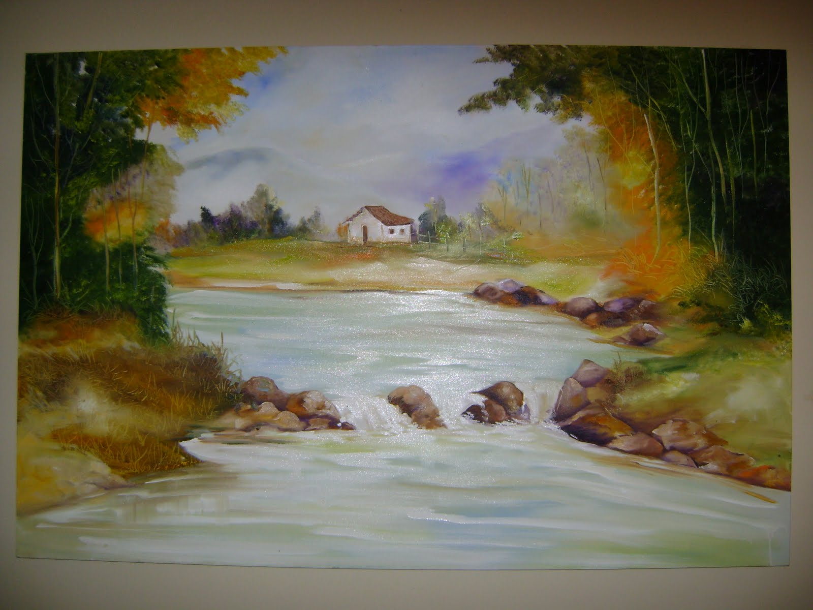 Beth Mendes: Quadro Paisagem do Interior