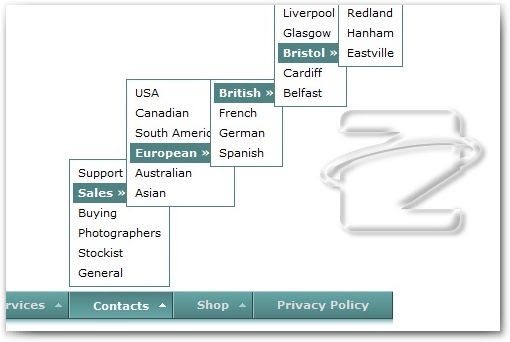Pull-up Menu plus Multiple subs ~ Zenplate