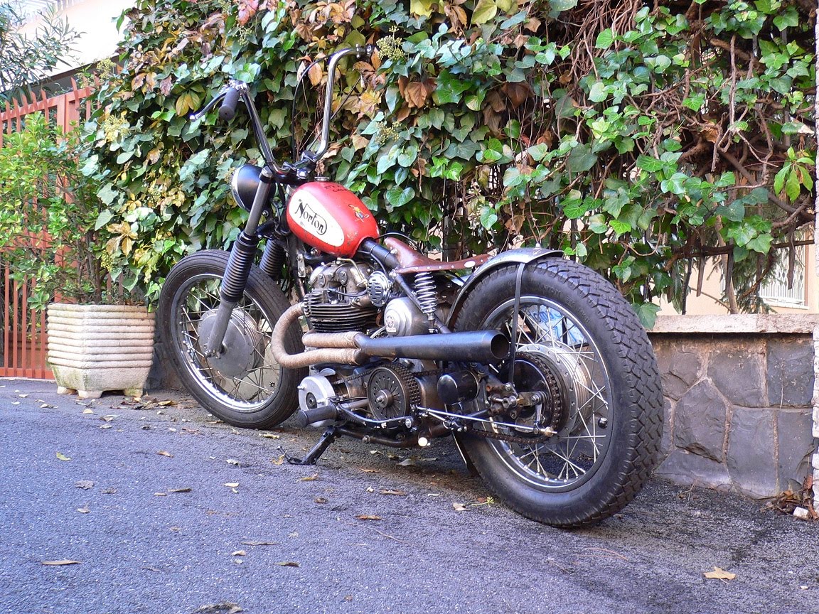 GasCap Motor's Blog: Norton Bobber, Una Norton desde Roma con mucho estilo