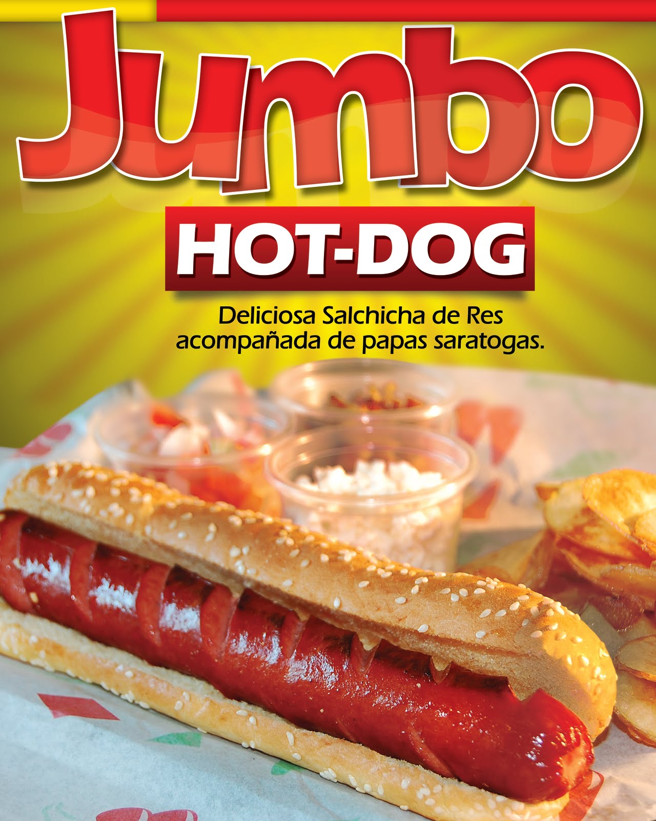 Miguel Loria: POSTER HOT-DOG JUMBO