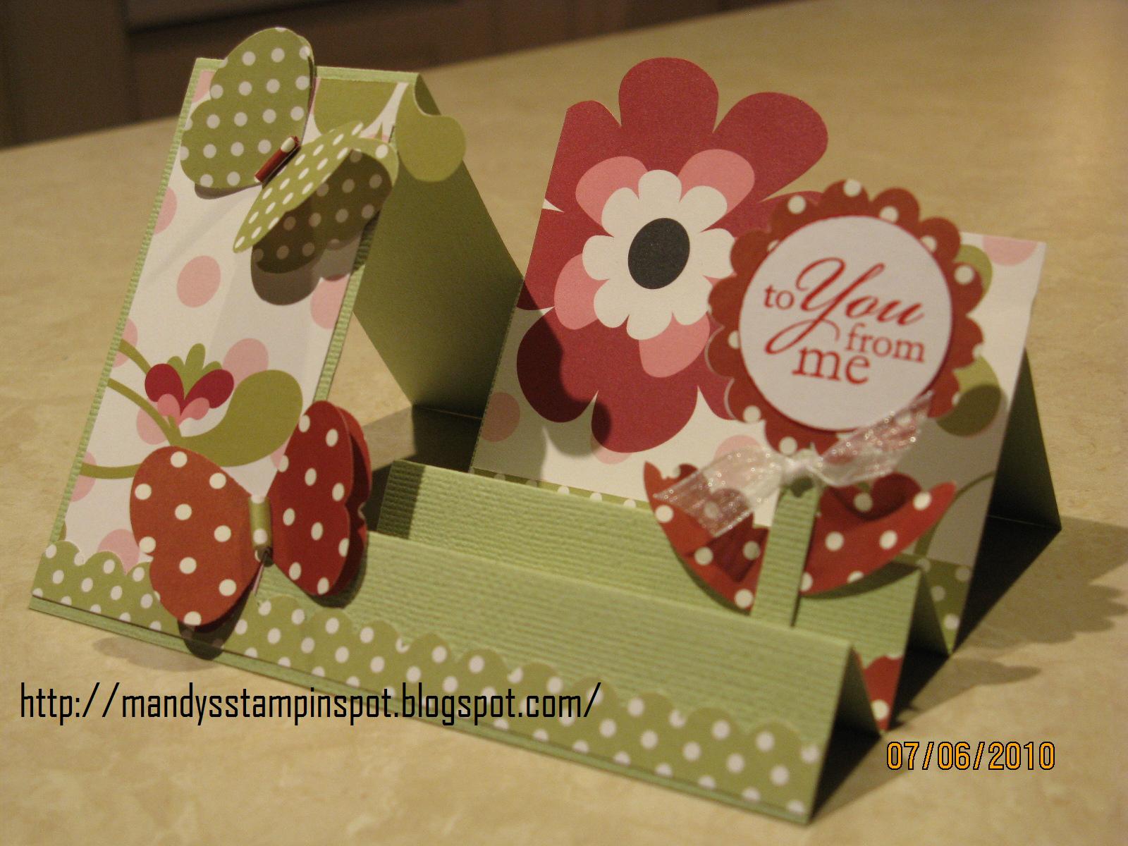 Mandy's Stampin Spot: Side-step card