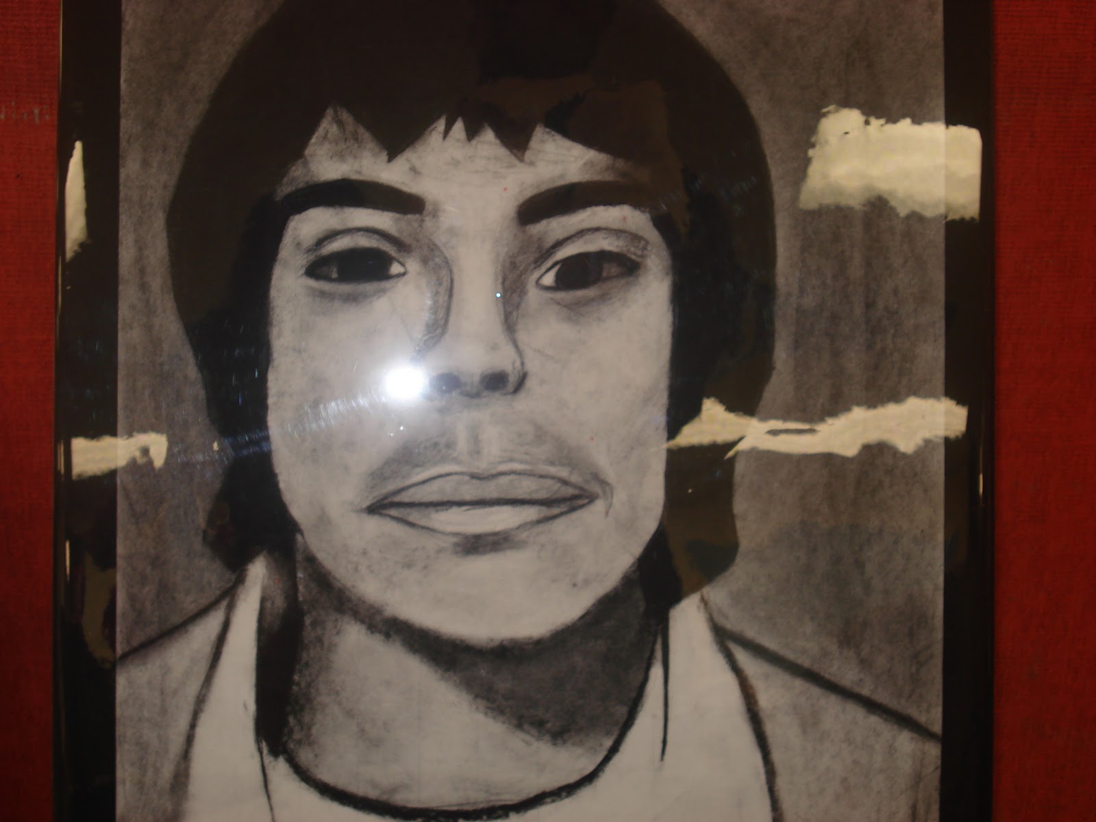 AllGoldEverythingArt: 8th Grade Self Portraits