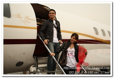 sultanmuzaffar: Ashraff Sinclair & Bunga Cinta Lestari Tiba Di Kuala ...