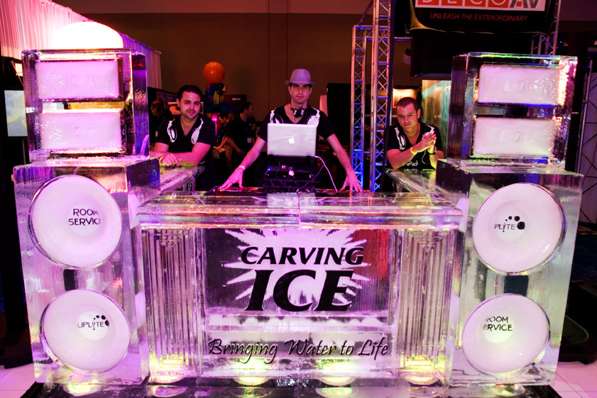 RWU: Ice DJ Booth Debuted at Bizbash