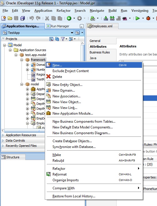 Framework / Middleware: JDeveloper - Validations in ADF (Custom Validation Rule)