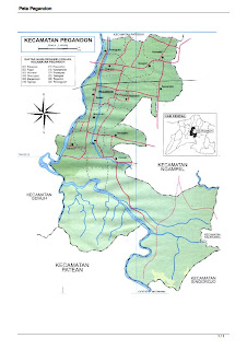 Berbagi Ilmu: Peta Kecamatan Pegandon Kabupaten Kendal Jawa Tengah