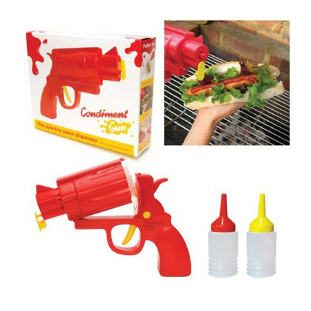 .: Gun Condiment Dispenser