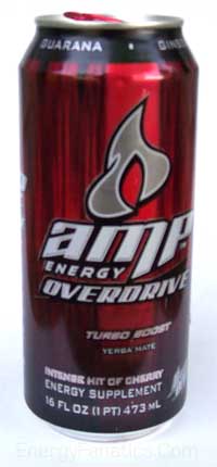 GEEKSQUISITE: Drink Reviews: Amp Energy Overdrive, Turbo Boost Cherry