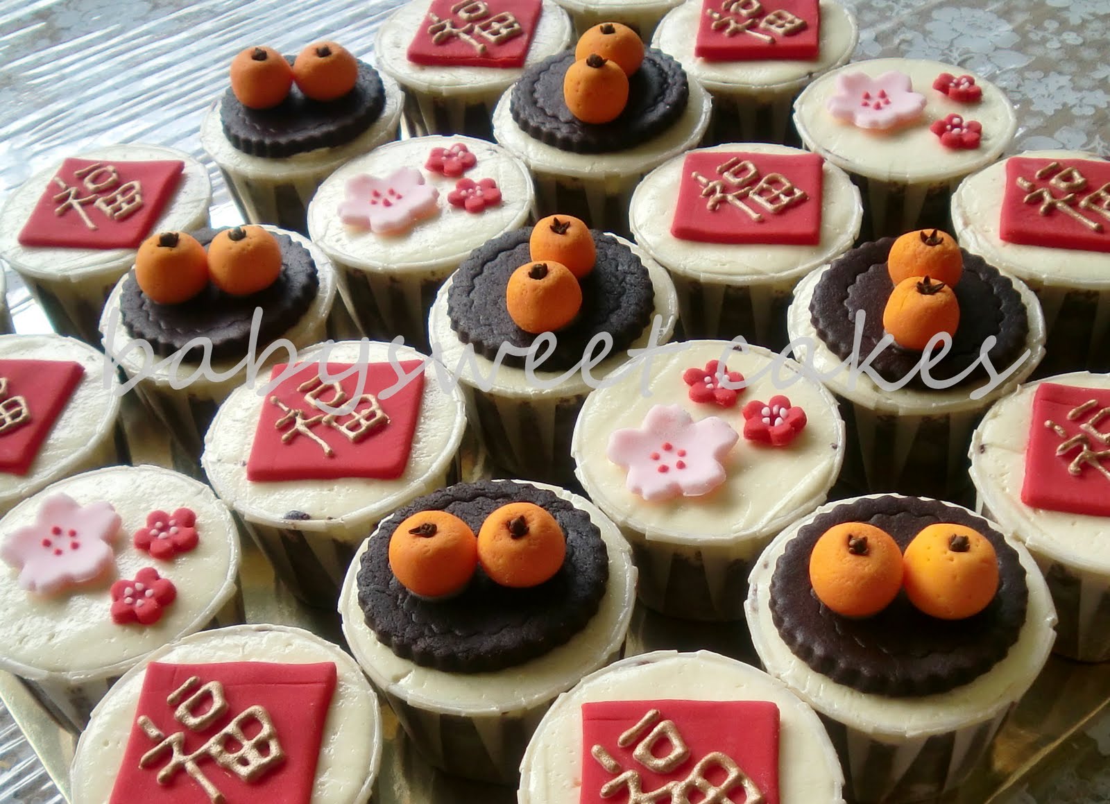 Babysweet Cakes: Chinese New Year cupcakes