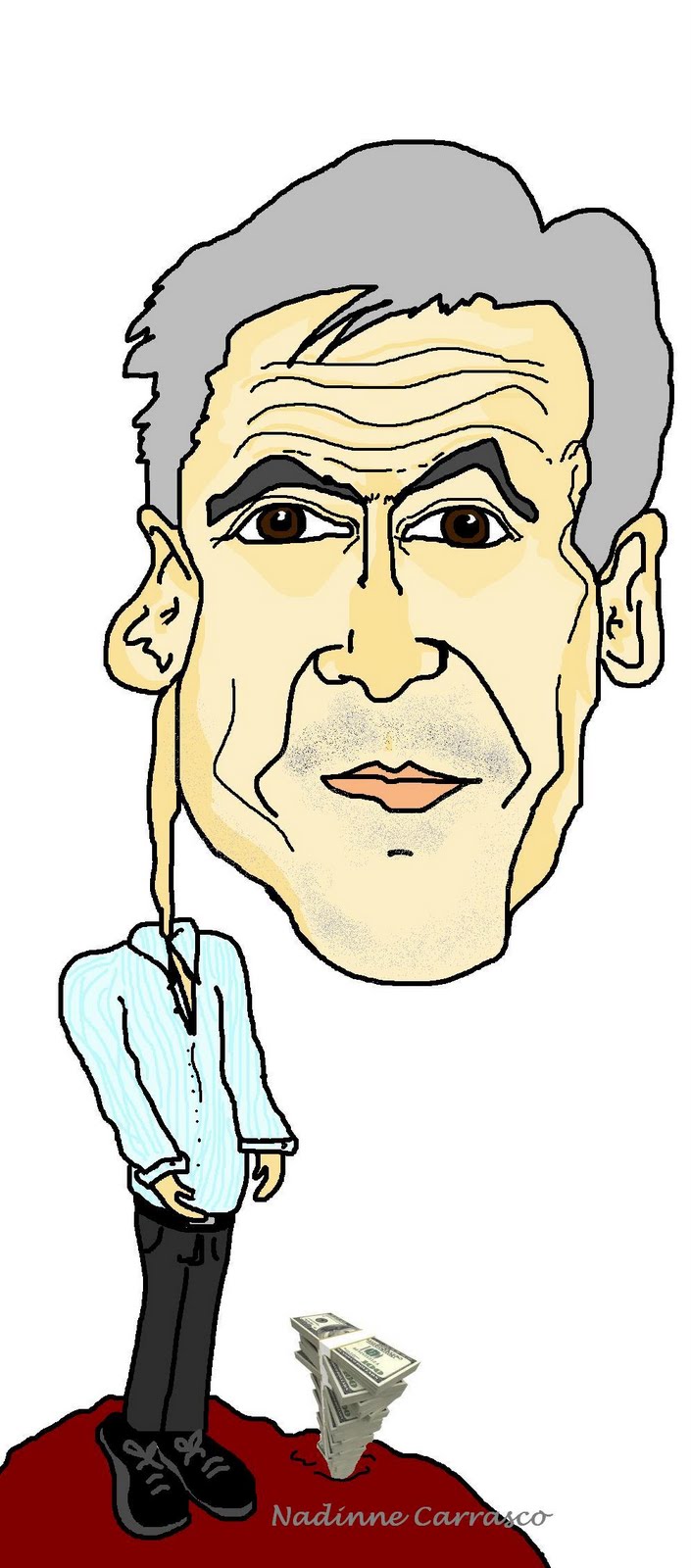 Caricaturas en PAINT: Sebastián Piñera