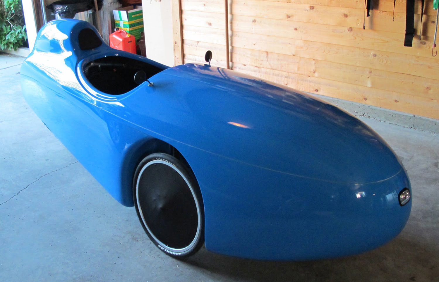 Blue Strada #009 Velomobile
