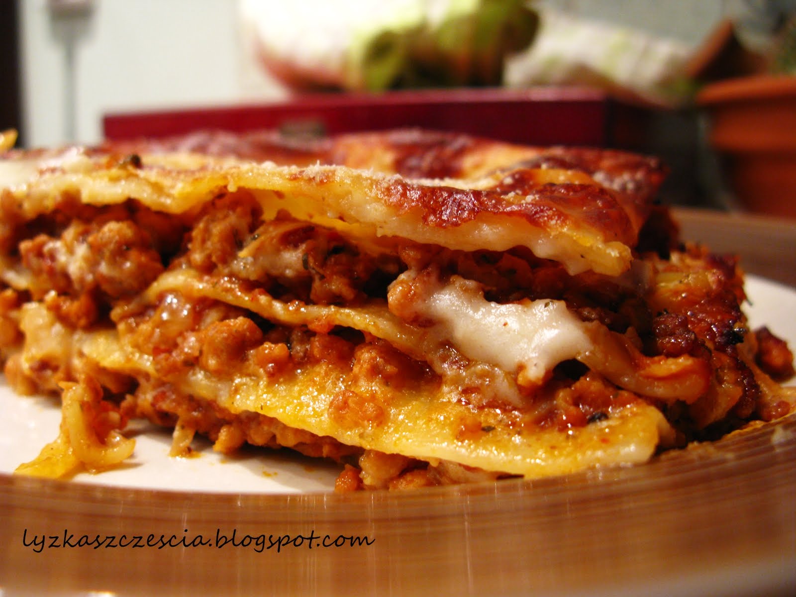 łyżka szczęścia: lazania