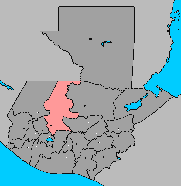 Guatemala Quiche Map