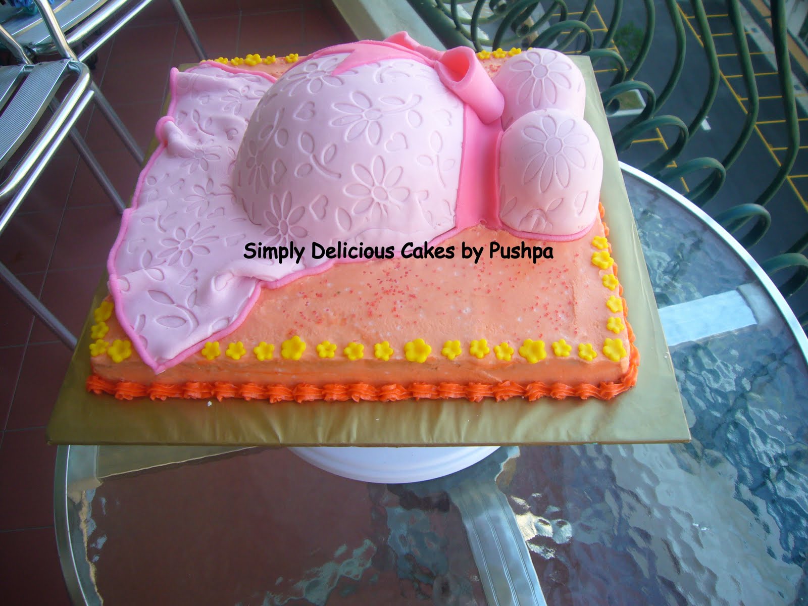 Simply Delicious Cakes Bun In The Oven Cake