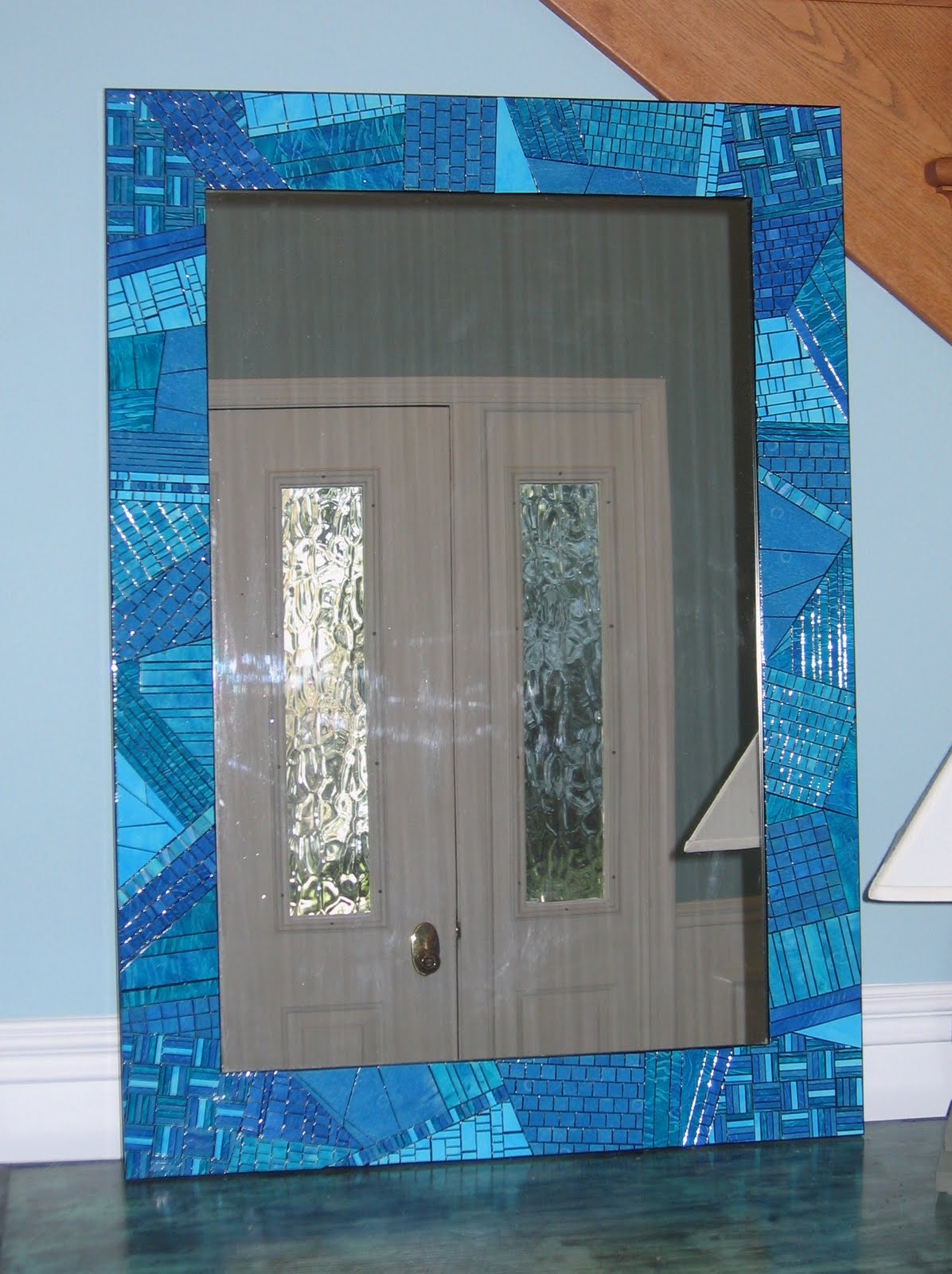 Lorrie Grainger Abdo: Paper Mosaic Mirror Frame - Matt and Rachelle