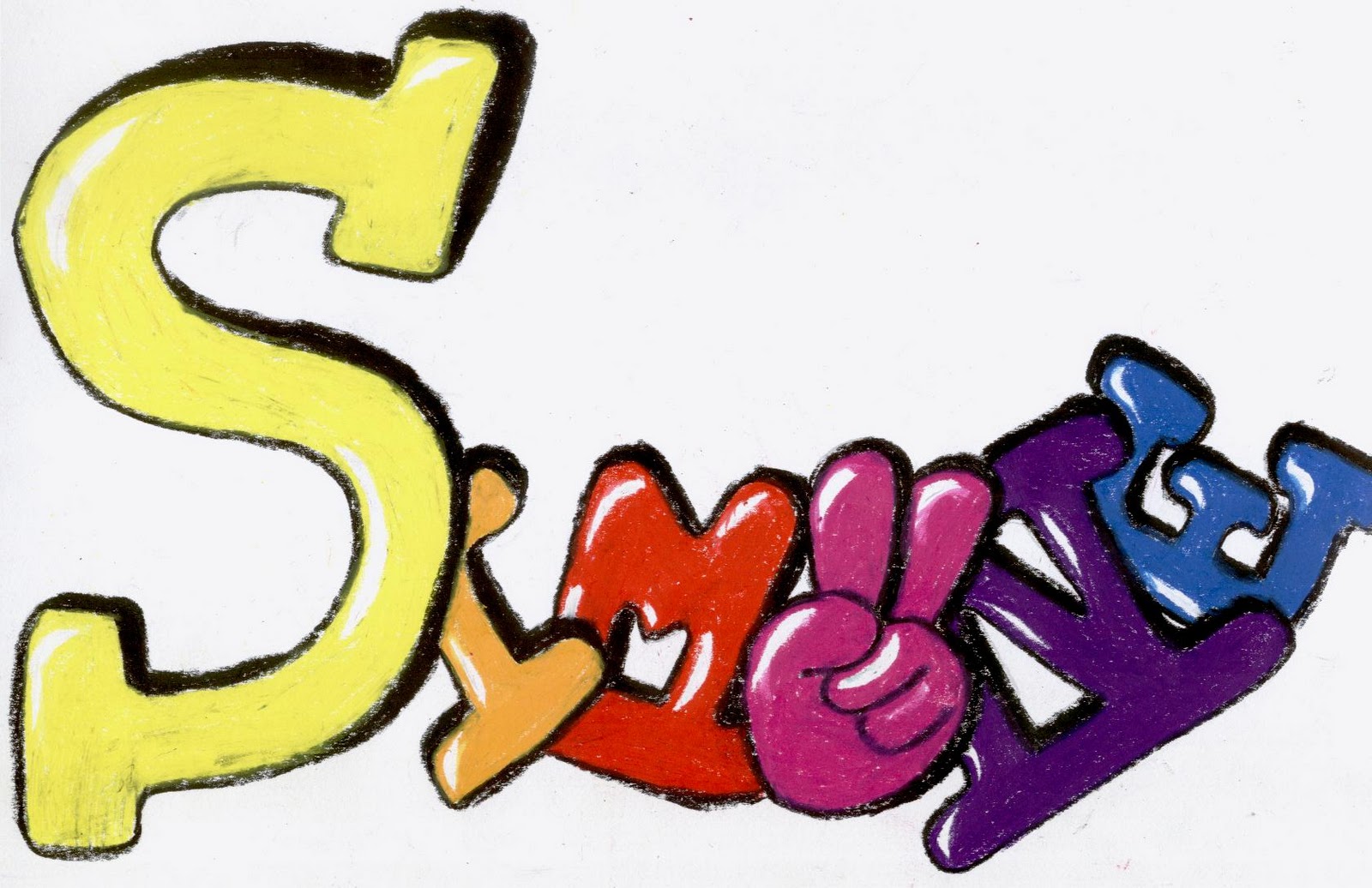 TTO 1 Simone's Art Blog: My Name In Graffiti