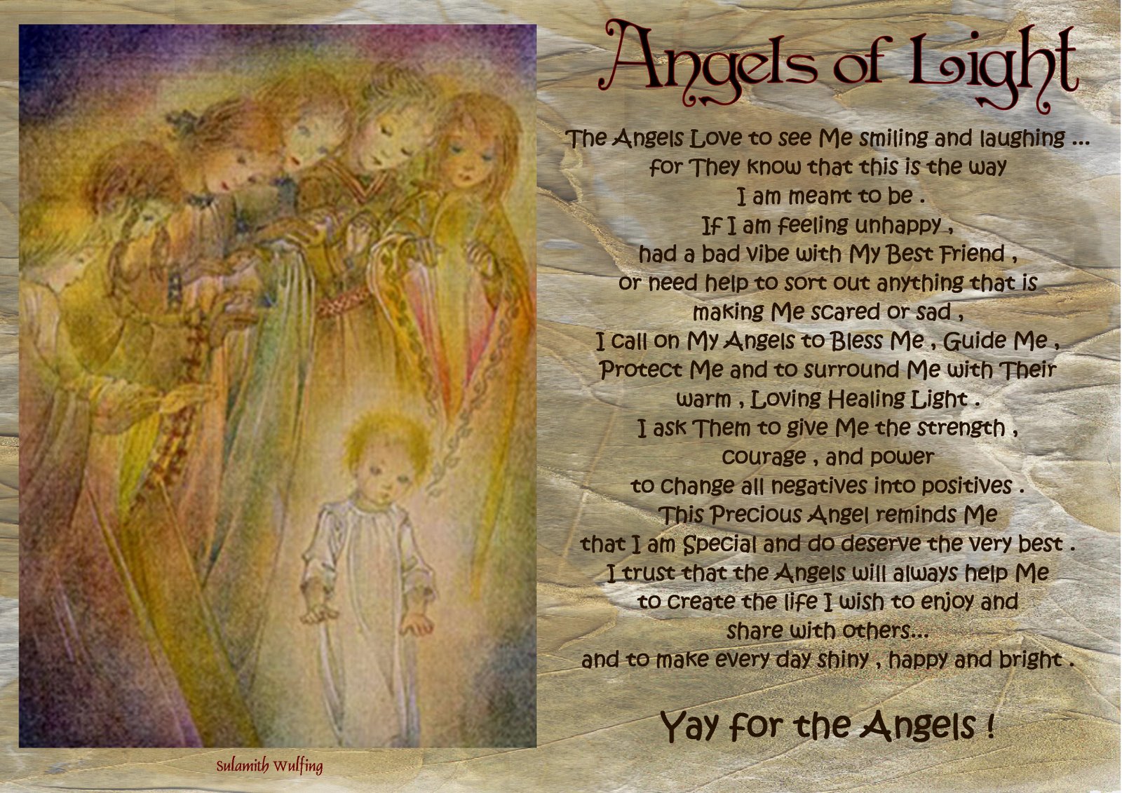 angel blessings: ANGELS OF LIGHT