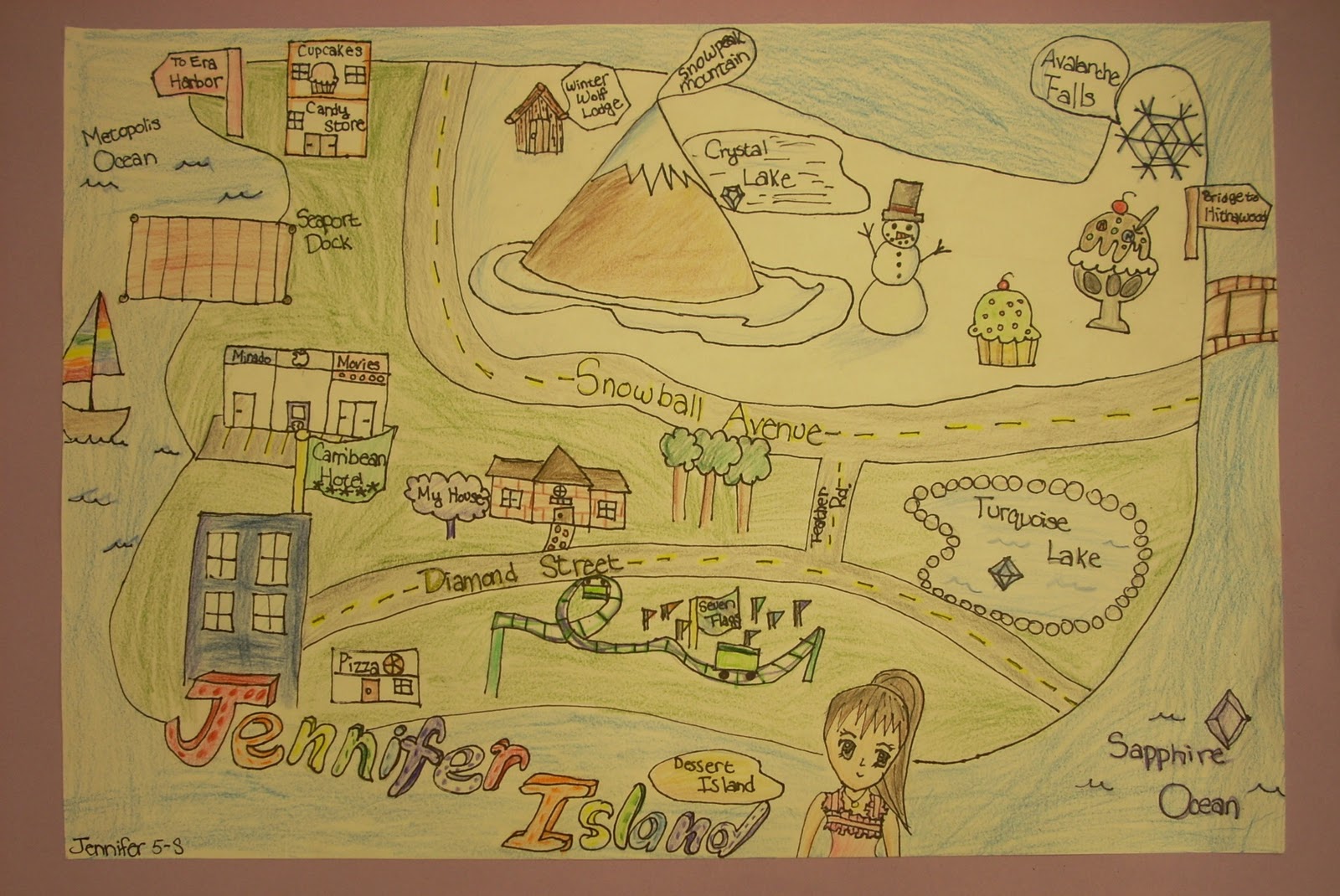 Art on the Move: Self-Portrait Maps inspired by Aaron Meshon