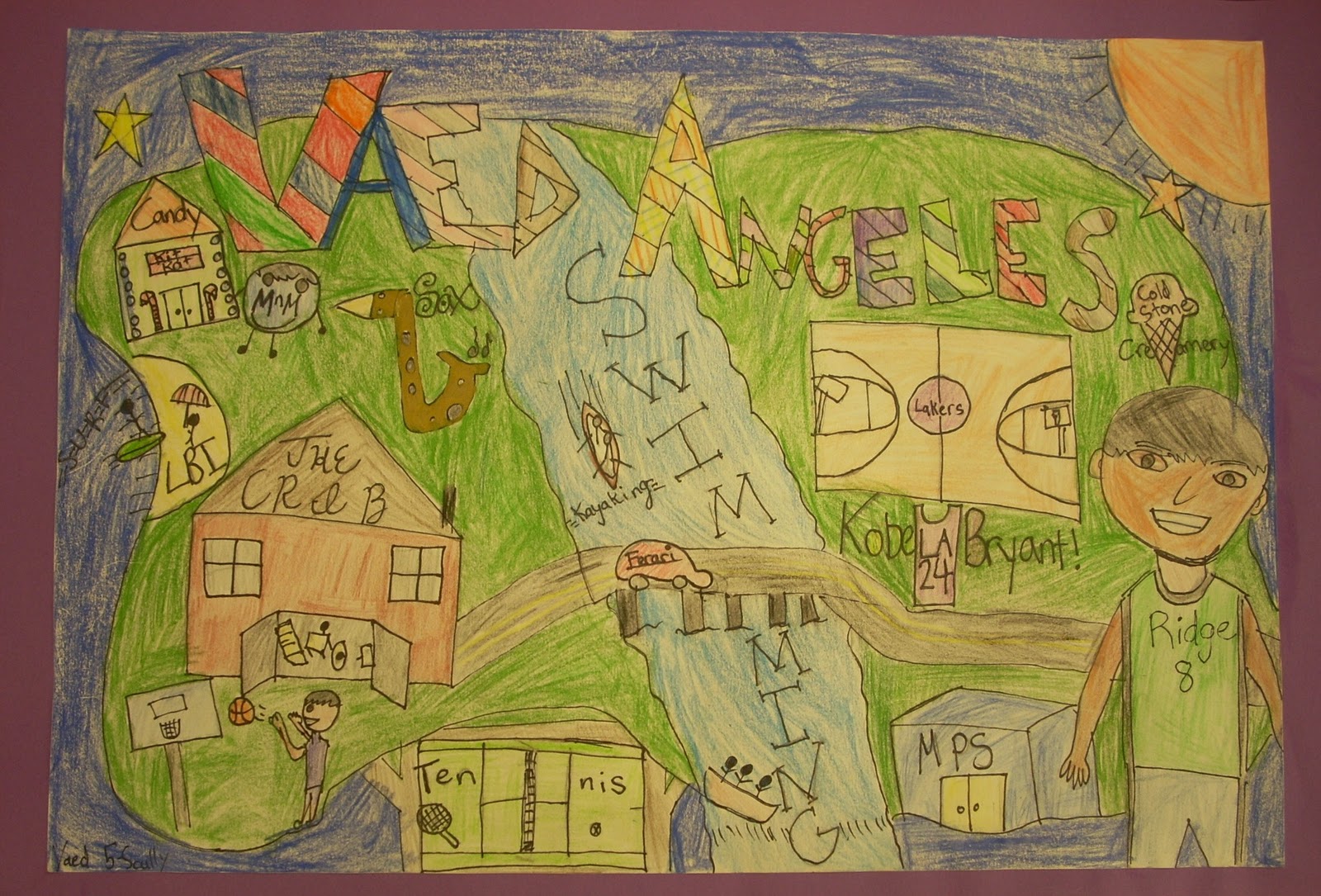 Art on the Move: Self-Portrait Maps inspired by Aaron Meshon