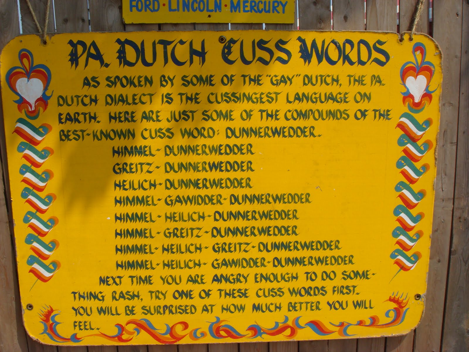 The Pennsylvania Dutch "culture" is unique in the Lehigh Valley ...