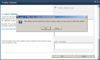 SharePoint 2010: Unique Column Constraints in SharePoint 2010
