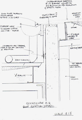 laura's construction blog: Roof Junction Detail
