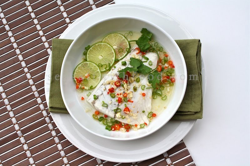 Steamed Fish With Garlic, Lime, and Chilies