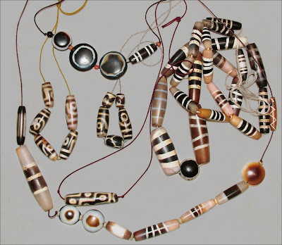 Tibetan dZi and other Himalayan Beads