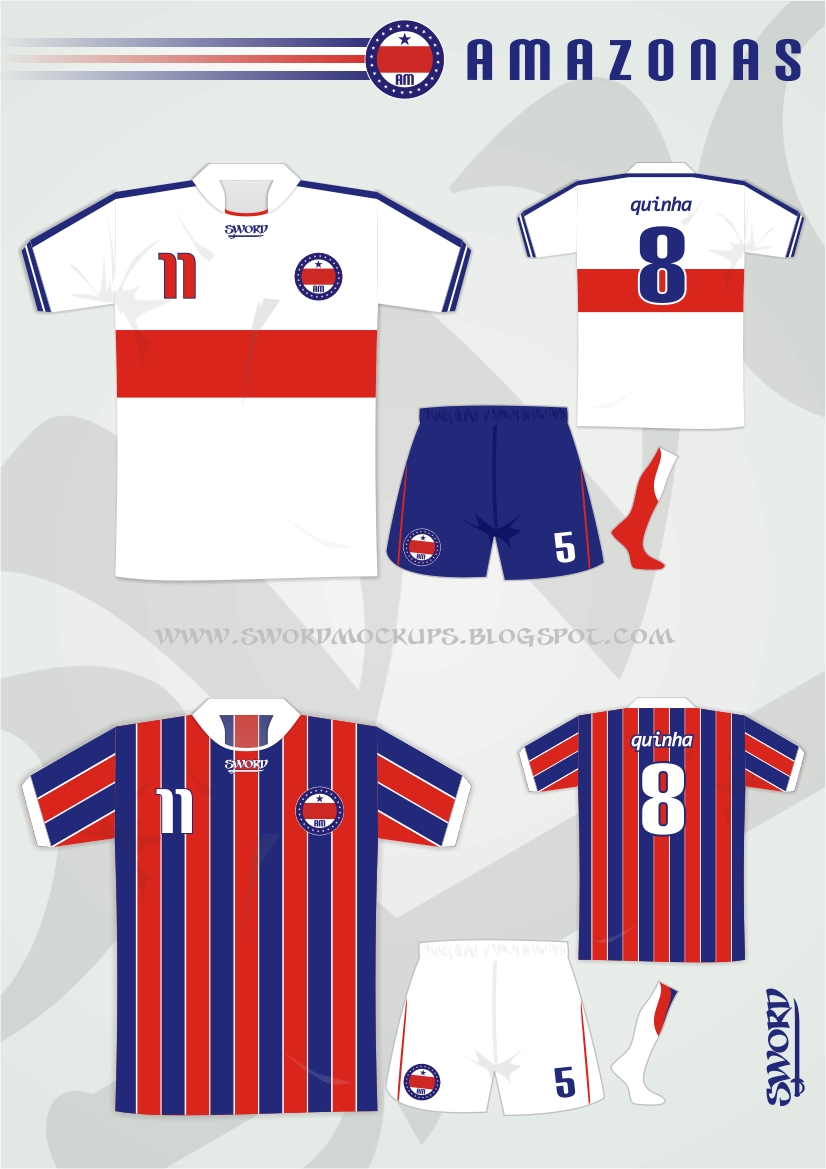 Sword Mockups: E se seu Estado fosse um time? :: AMAZONAS