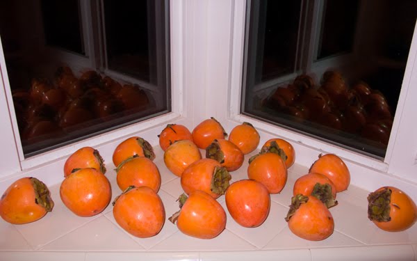 Garden Bliss: Baking persimmons