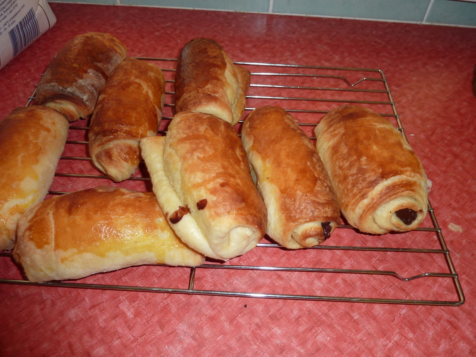 Chocolate Croissants for Christmas morning