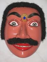 BALI TRADITIONAL HANDYCRAFT: Topeng Wayang Wong/Orang khas Bali