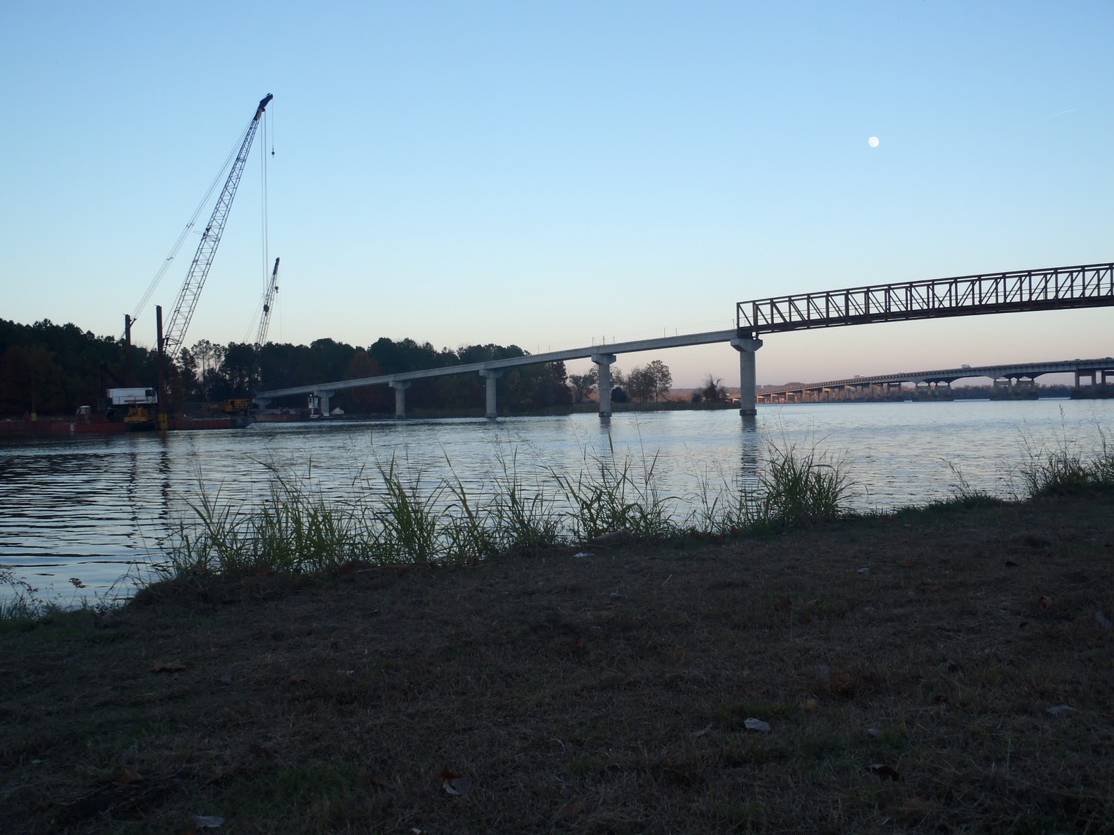 JBar Cycling: Along The Trail: Full Moon Walk and Two Rivers Bridge ...
