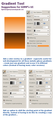 GIMP UI brainstorm: 2010