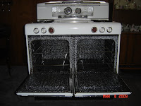 The Atom Mom: 1950's Magic Chef Gas Stove: Double Oven