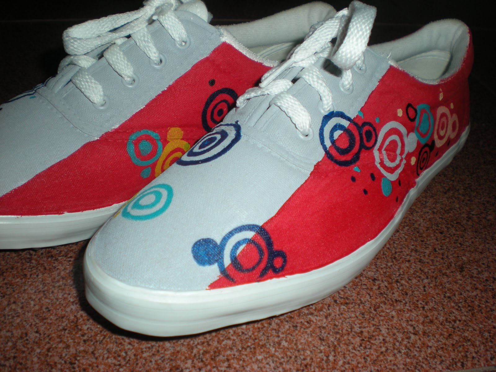 matahari art sepatu lukis