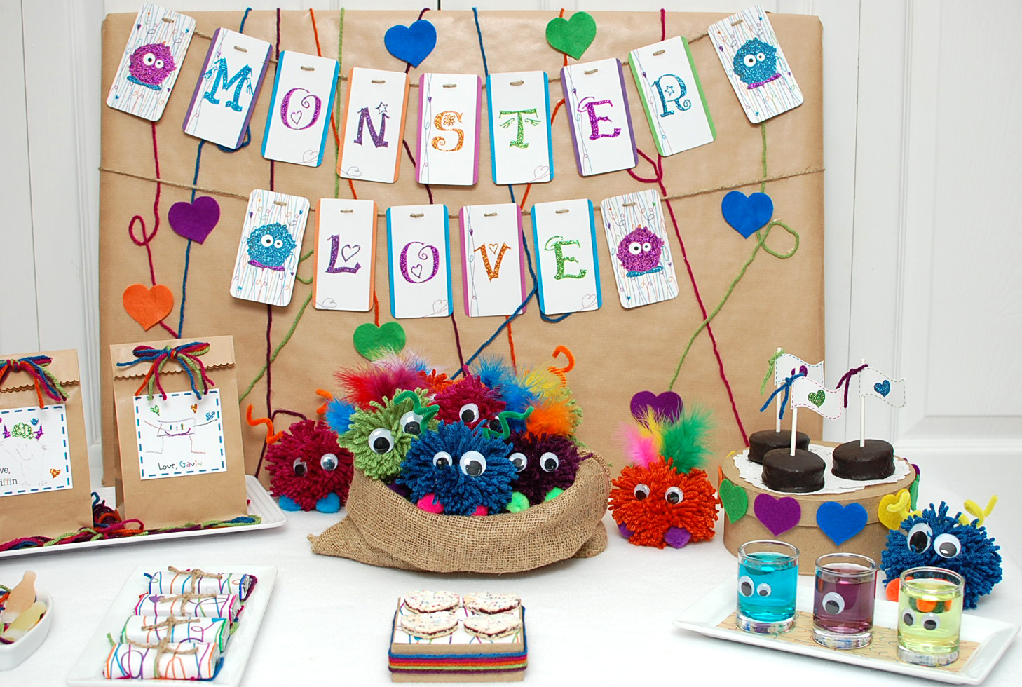 The Purple Pug: monster love kid's valentine's rave