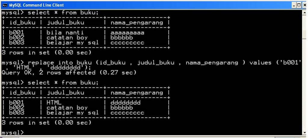 Luv Purple Blog 10 Command Dml
