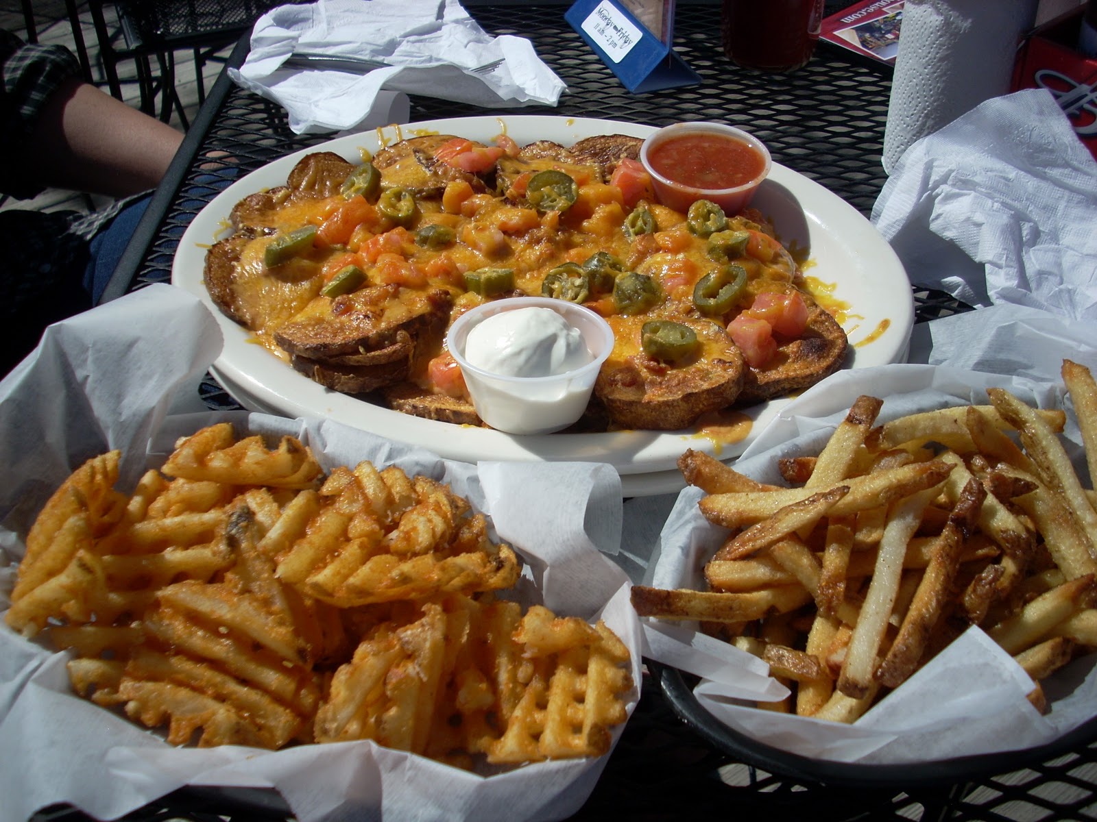 irish nachos with french fries