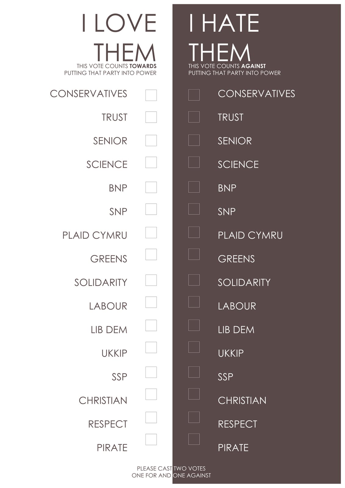 CoH: Electoral Reform: I love them, I hate them
