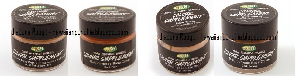 J'adore Rougit - My Vanity Lair: LUSH Colour Supplement Swatches