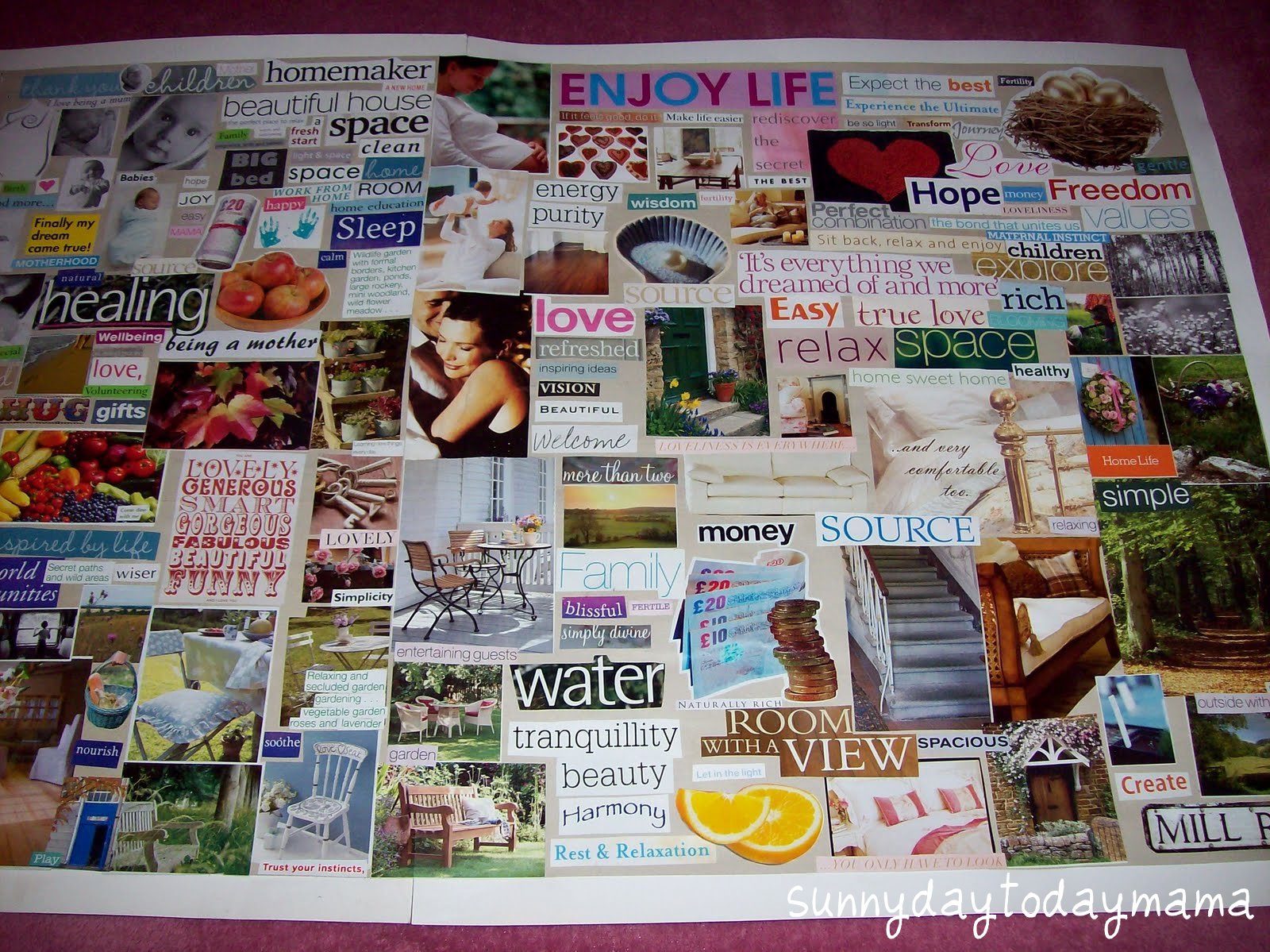 sunnydaytodaymama: Adding to my vision board