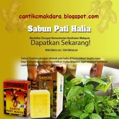 Cantik CmakDara: Sabun Pati Halia