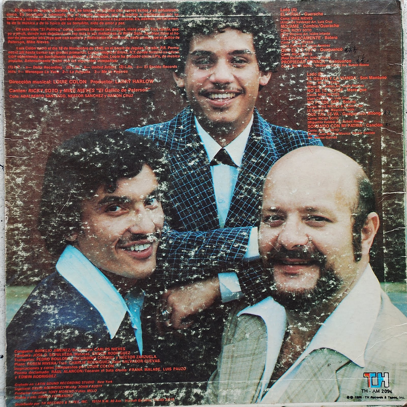 LA SALSA DE JUAN MANUEL Y ALEJANDRO ® : LOUIE COLON . CANTA RICKY SOTO ...