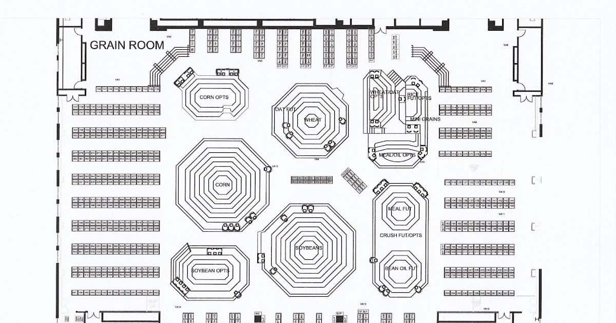 Trading Pit Blog: CME/CBOT trading floor map