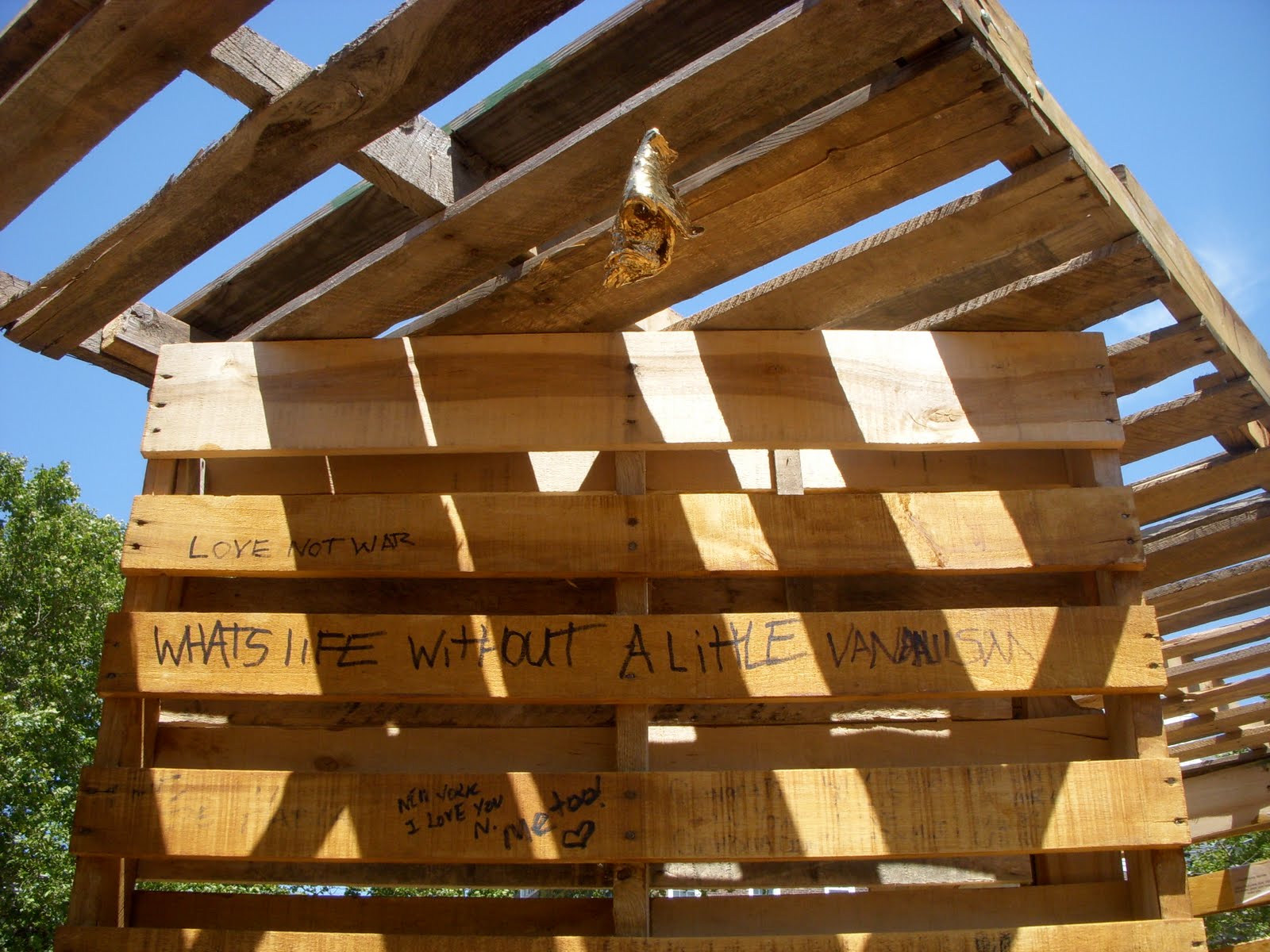 Pallet City: Photos from Gallery Exhibit 2, "Found on Governors Island"